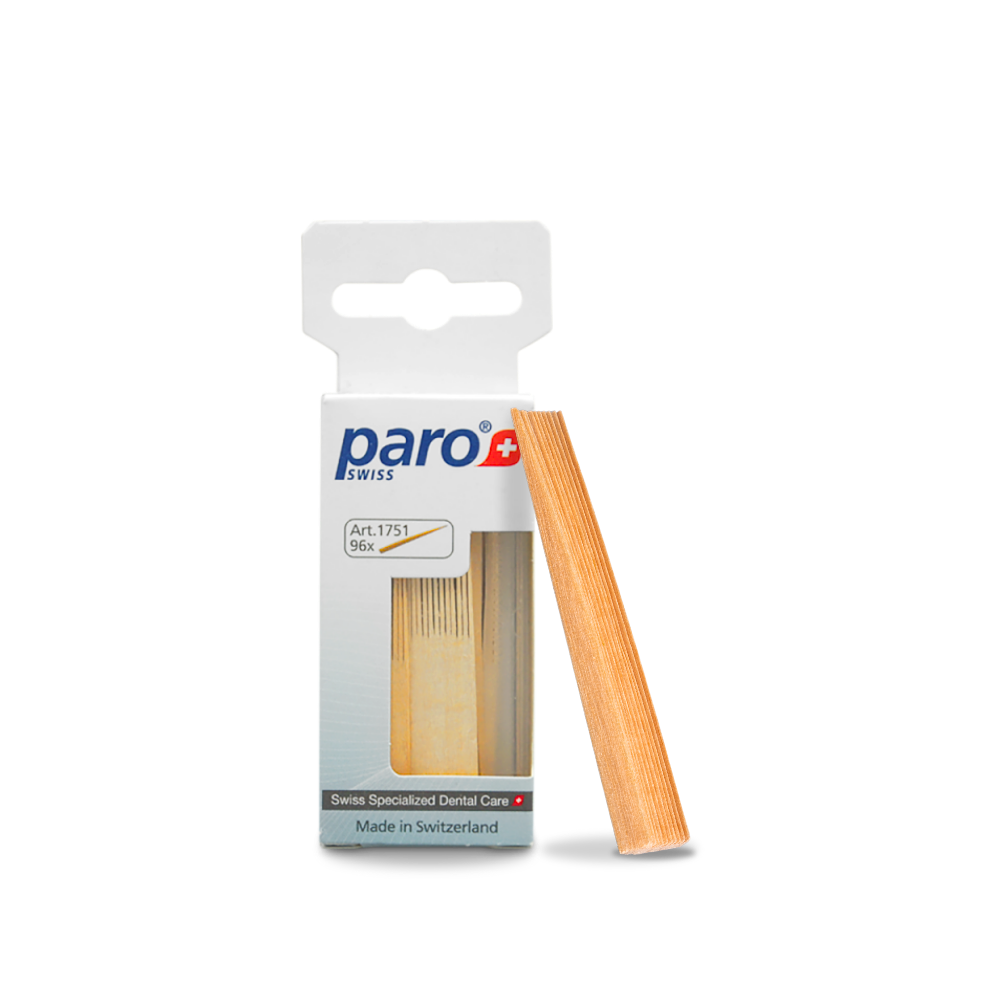 paro® micro-sticks, Holz Zahnstocher, super fein, 96 Stück